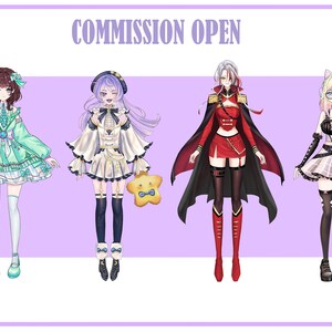 Custom LIVE2D Vtuber Model / Vtuber Commission / Vtuber Design ...