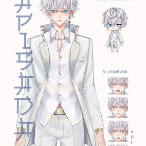 Custom LIVE2D Vtuber Model / Vtuber Commission / Vtuber Design ...