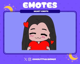 RGB HEART GLOW Twitch Emote / Twitch Emotes / Twitch Stream / Discord ...