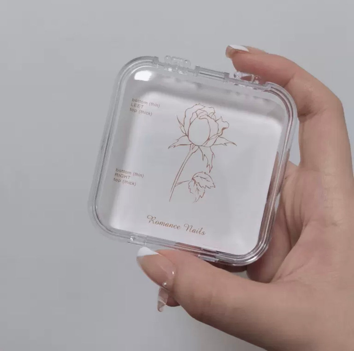 5 Pcs Press on Nail Storage Box - Etsy
