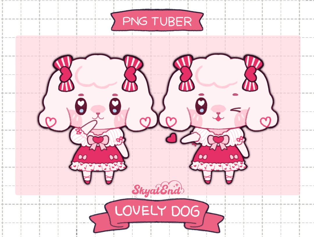 Pngtuber Model Lovely Dog for Twitch/youtube /premade/vtuber Assets ...