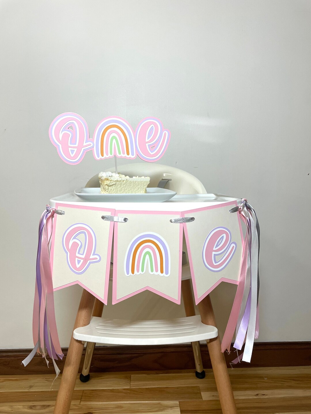 Rainbow Happy Birthday Banner, Rainbow Party Decorations, Rainbow ...