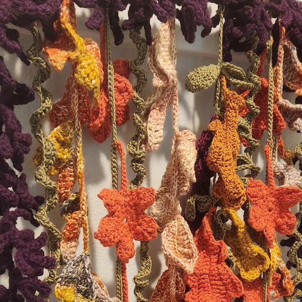 PATTERN Crochet Hanging Garden Wall Art - Etsy