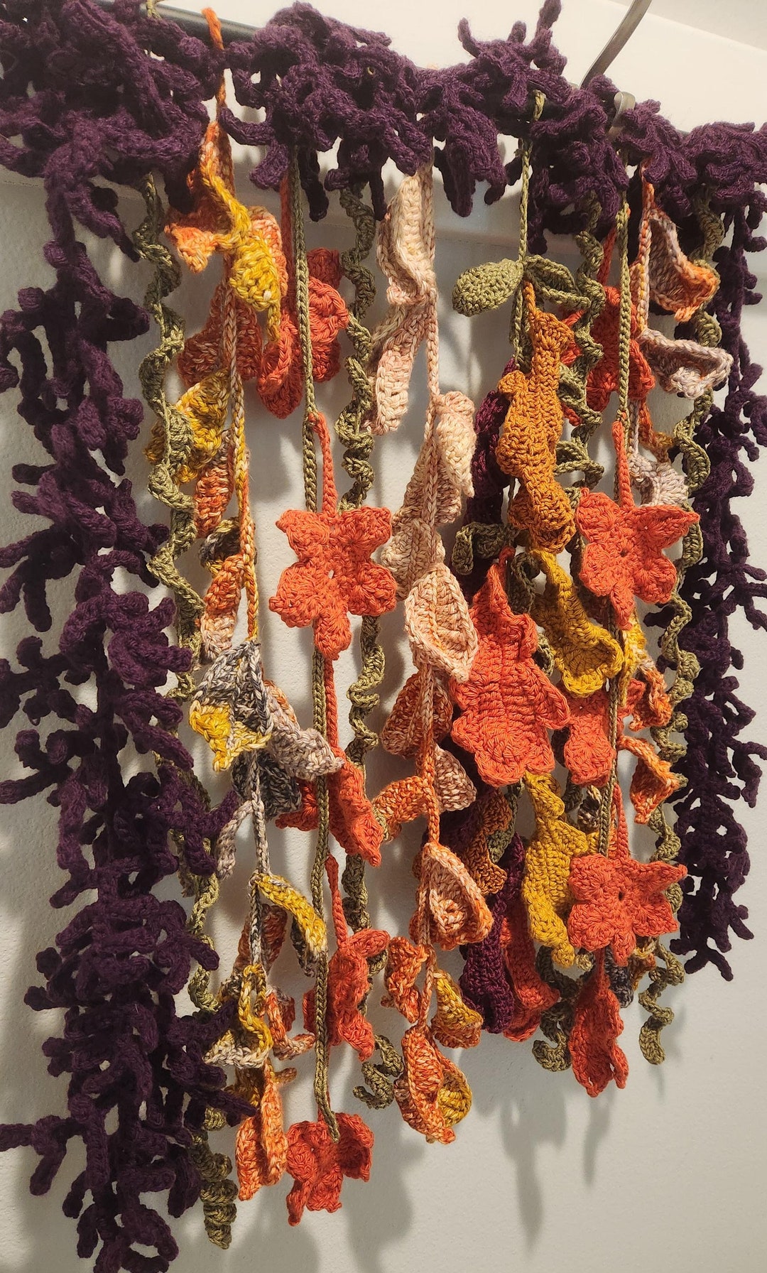 PATTERN Fall Leaves Hanging Wall Decor - Etsy
