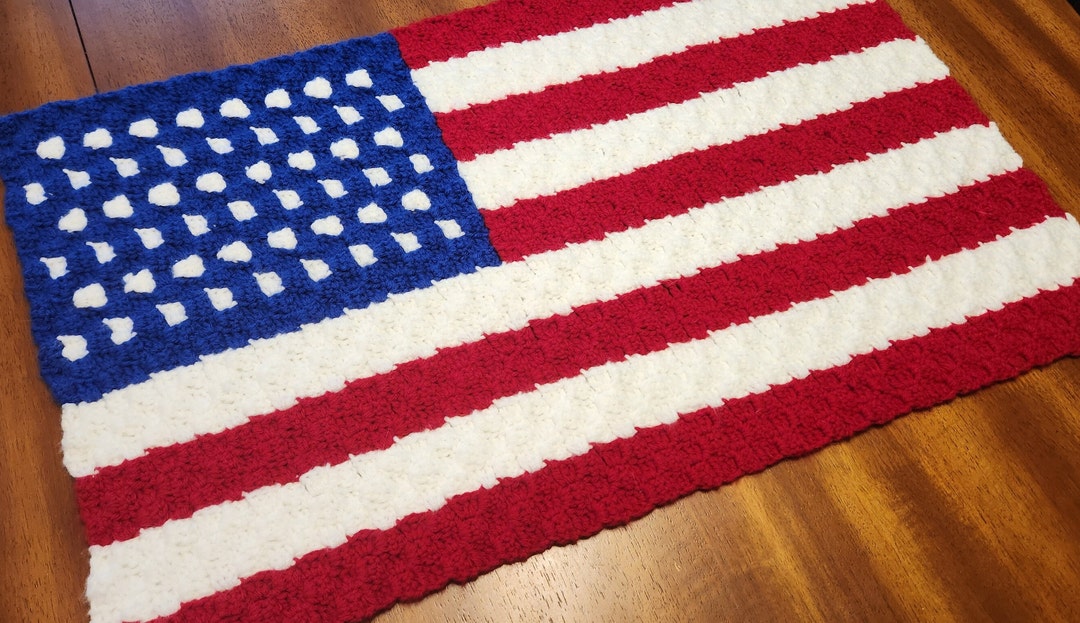 PATTERN United States Flag C2C - Etsy