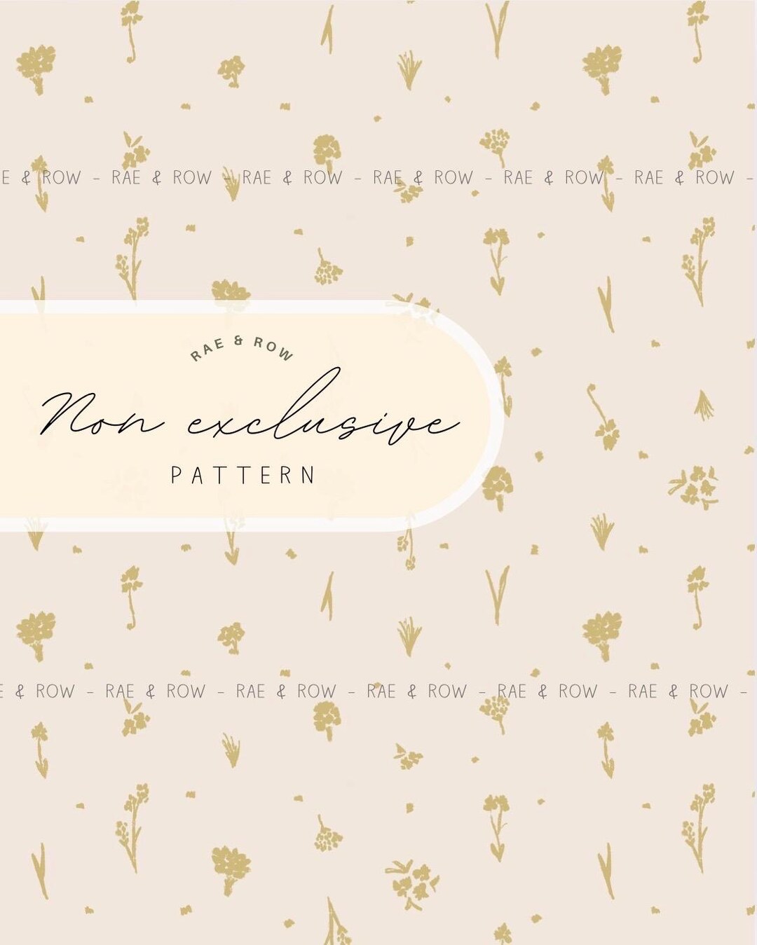 Dusty Rose Ditsy Floral Seamless Pattern | Neutral Boho Scandi ...