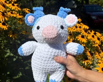 Blueberry Cow Amigurumi Crochet Pattern - Handmade Plushie Tutorial PDF ...