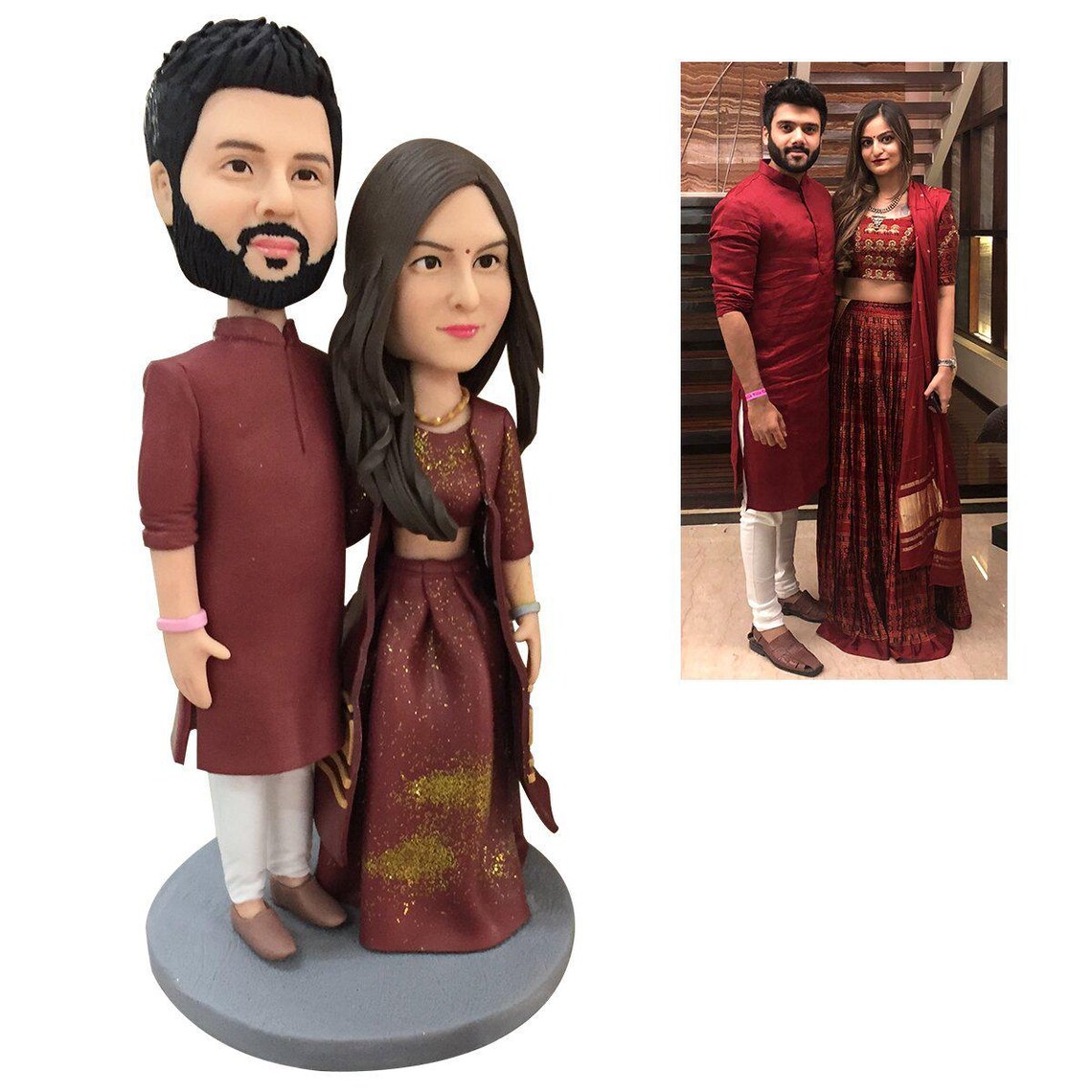 Fully Customizable 2 Person Custom Bobbleheads - Etsy Fully Customizable 2 Person Custom Bobbleheads - Etsy