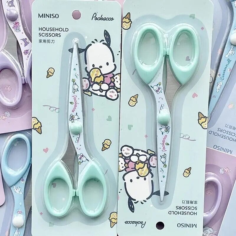 Sanrio Cute Print Scissors Cinnamoroll My Melody Pochacco - Etsy