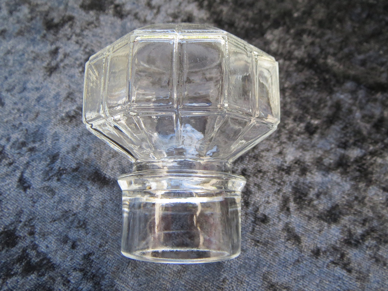 Glass Whisky Spirit Decanter in Queen Anne Style Silver Plate Mayell ...