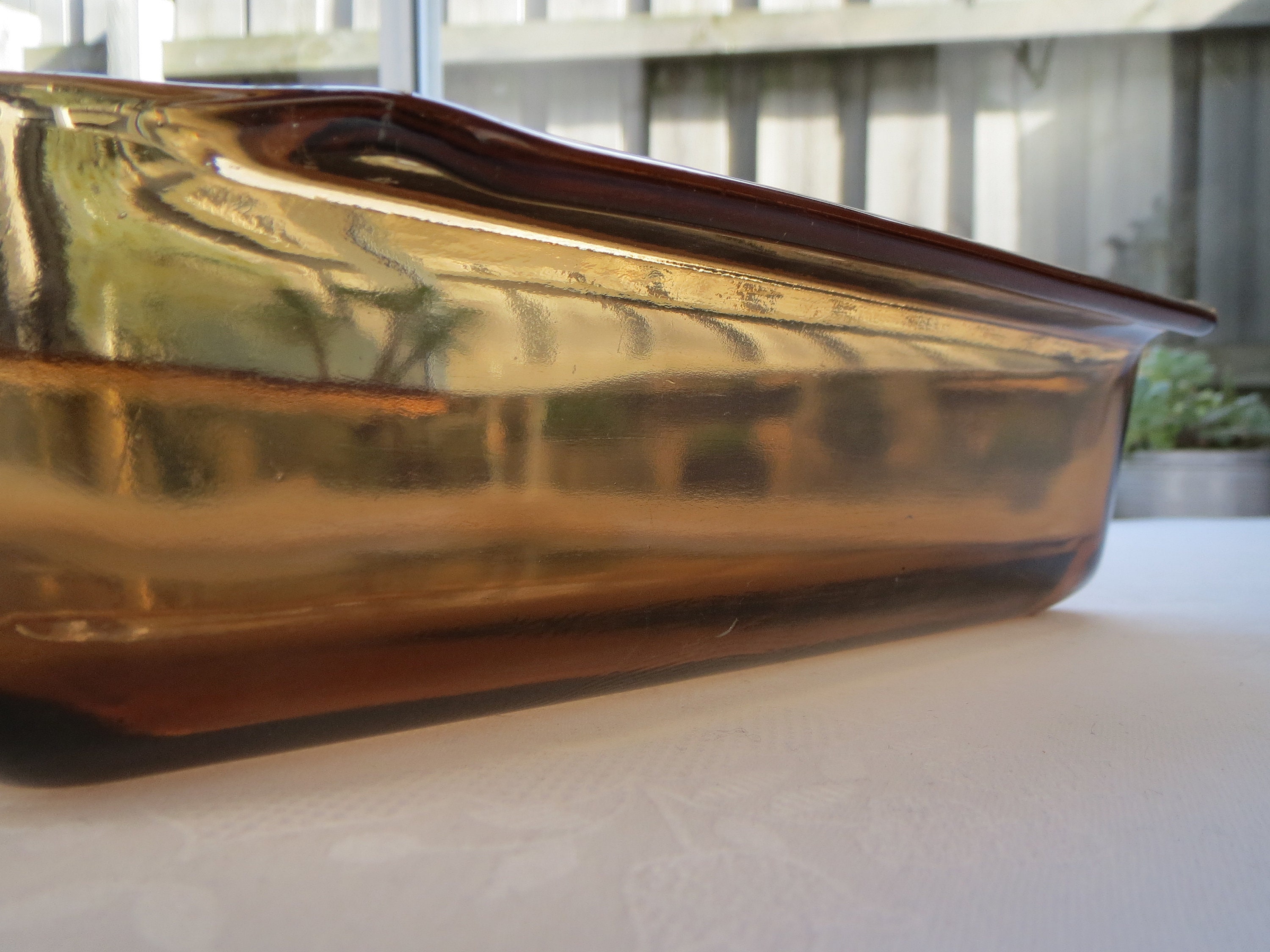 Square 8 X 8 X 2 Amber Anchor Hocking Pyrex Baking Dish 435 - Etsy
