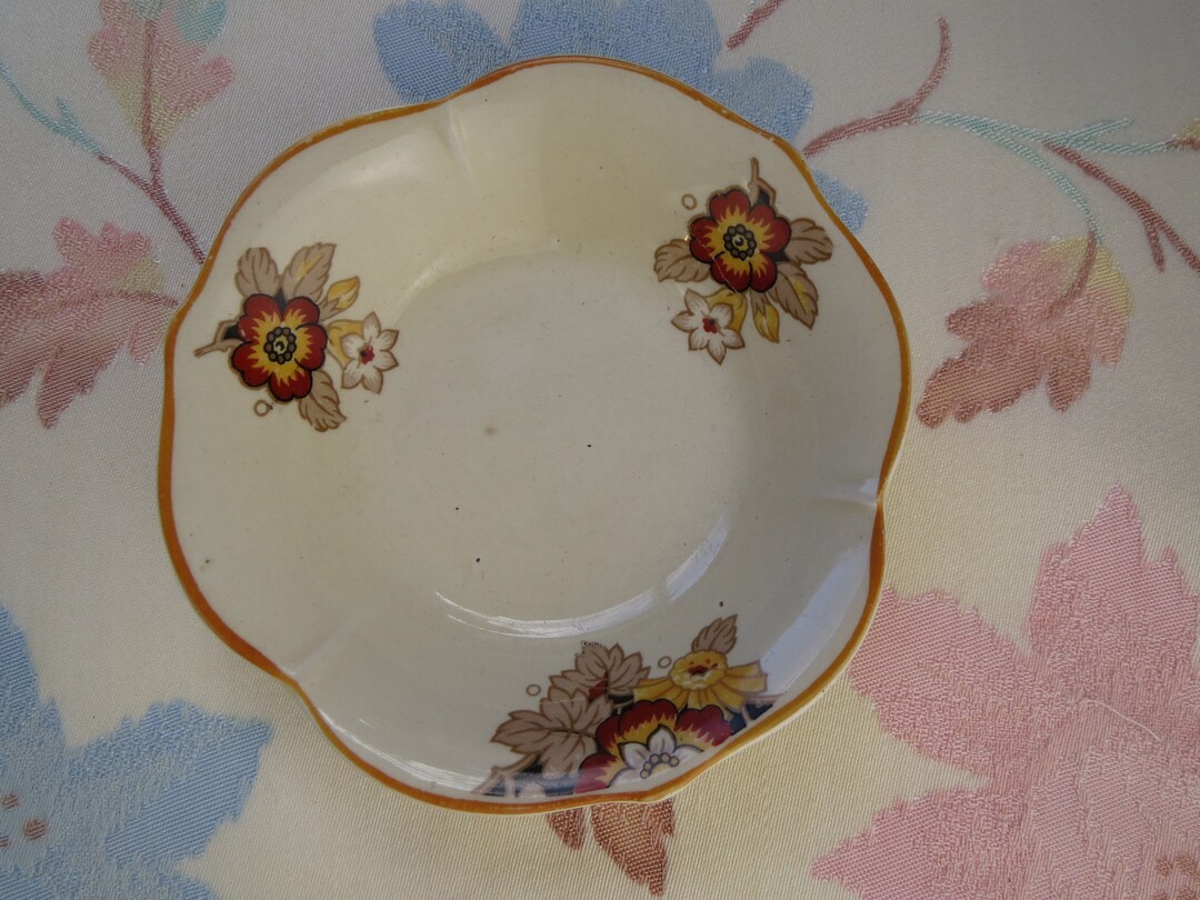Royal Staffordshire AJ Wilkinson Honeyglaze Ring/pin/trinket Dish ...