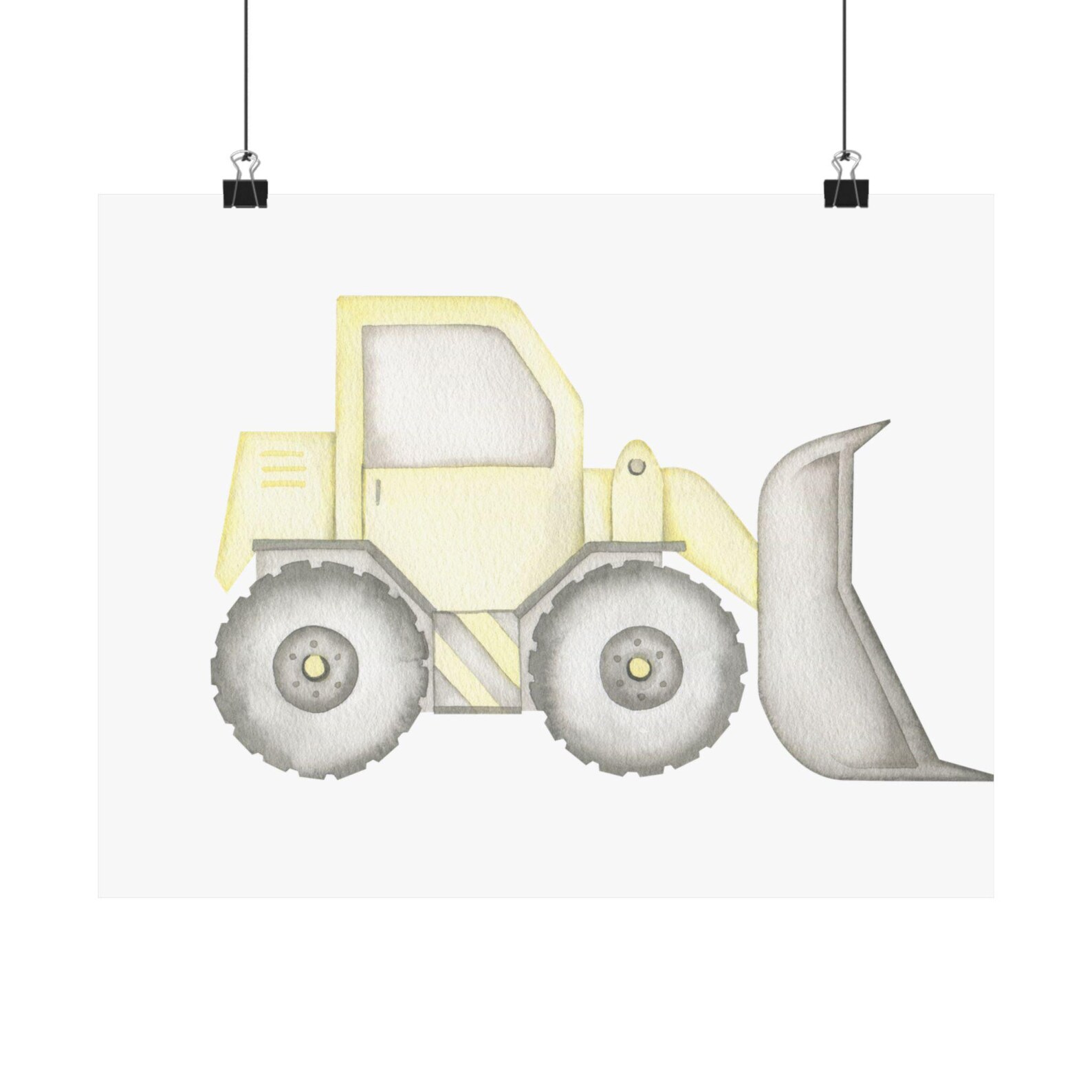 Construction Equipment Posters, Kids Room Decor, Nursery Construction ...