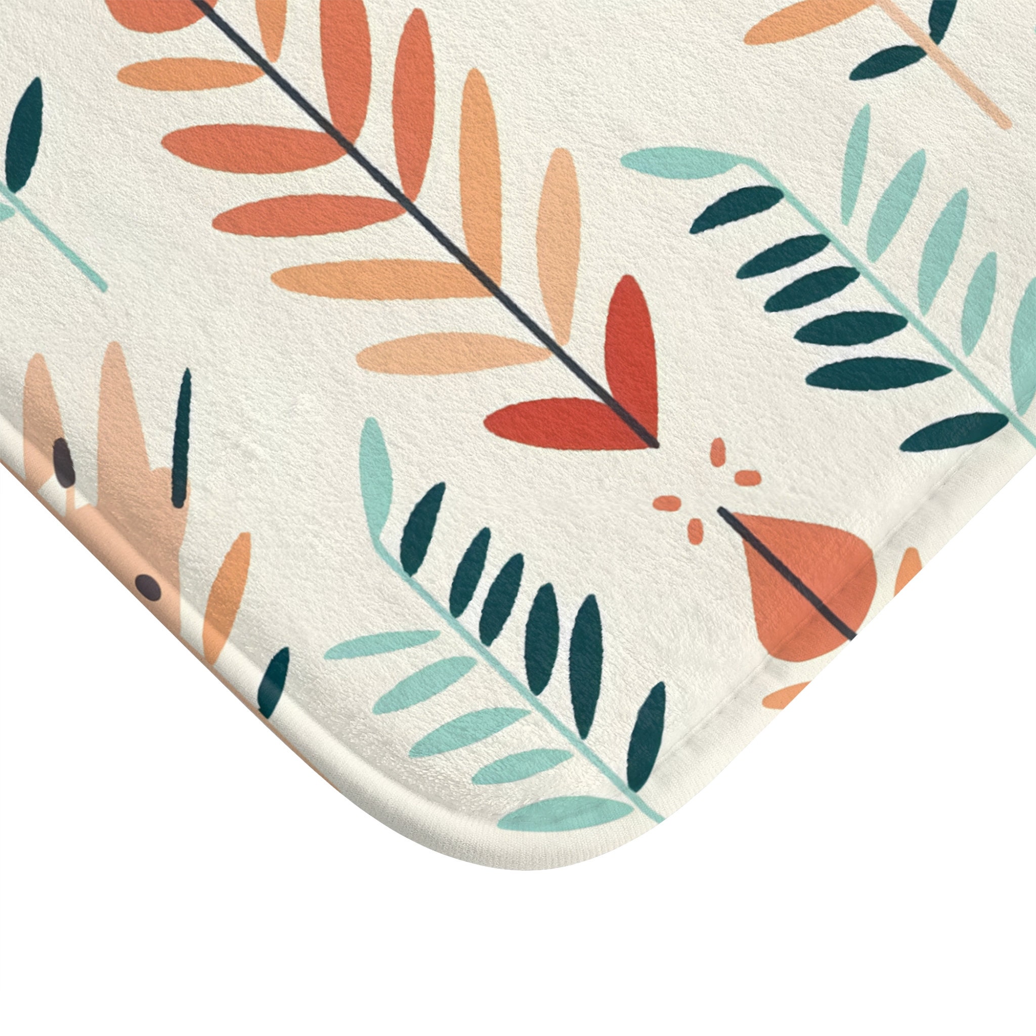 Boho Aesthetic Bath Mat - Neutral Colors for Chic Bathroom Decor ...