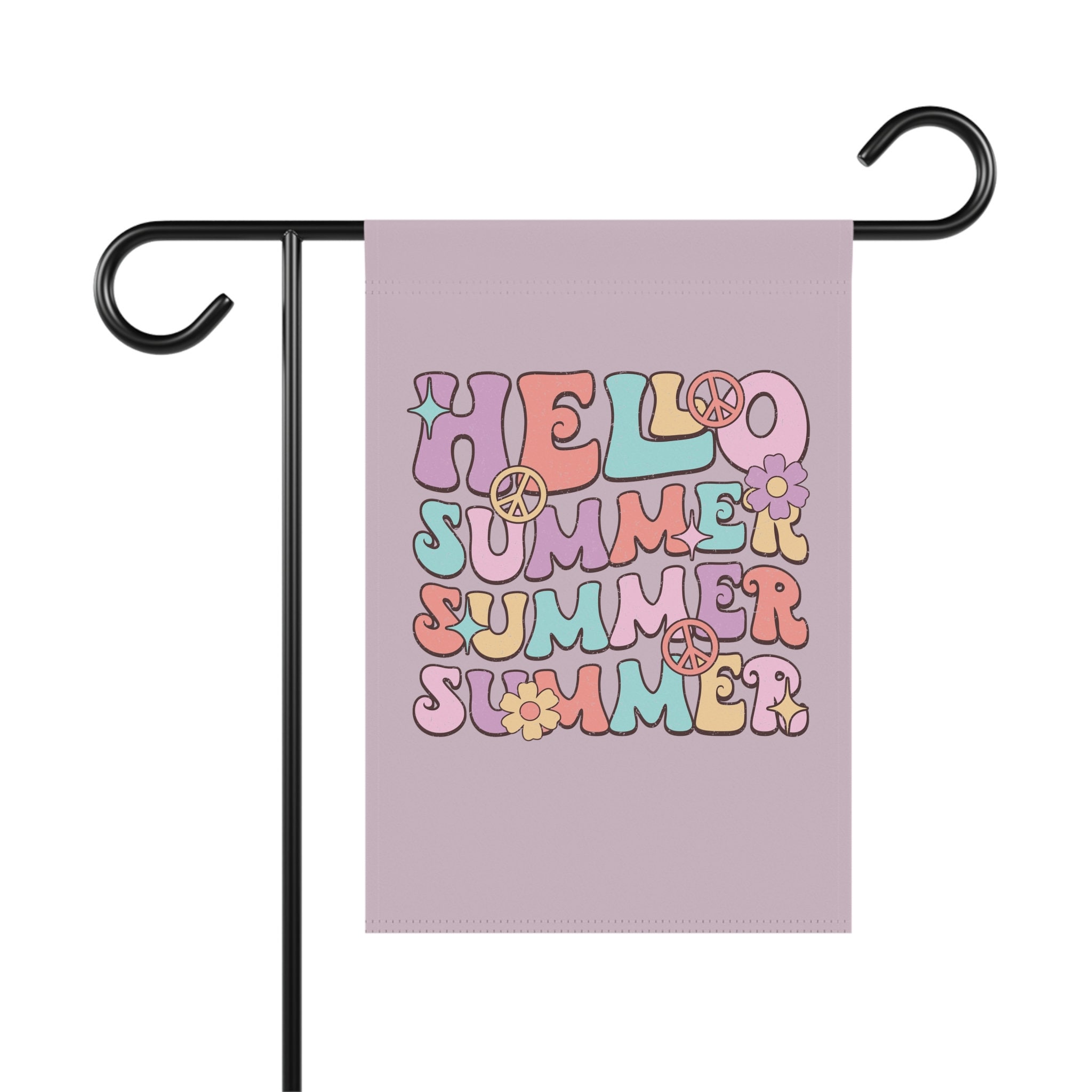 Summer Flags, Outdoor Retro Summer Flag, Matching Pillow, Trendy Fun ...