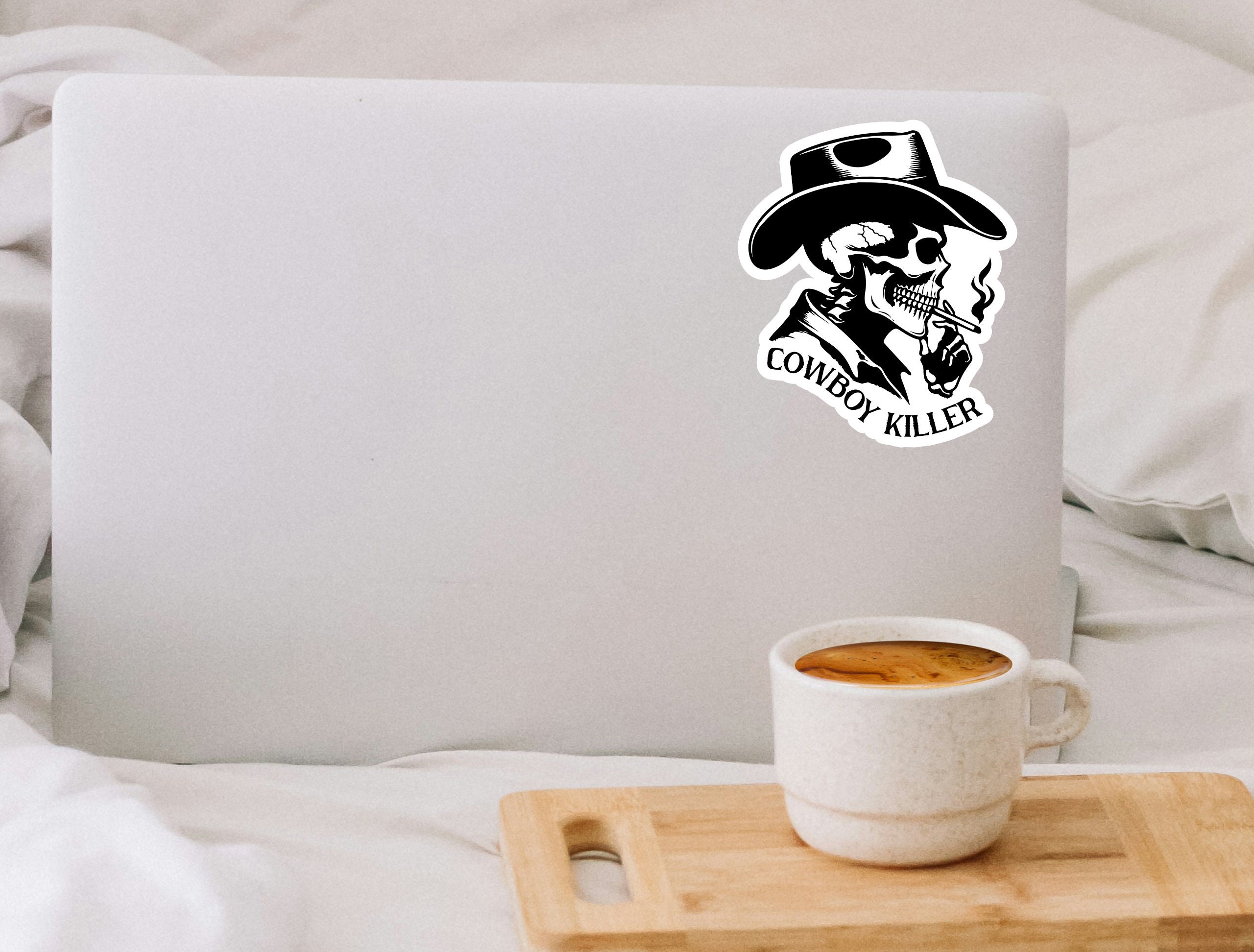 Vintage Cowboy Killer Skull SVG Vintage Western Cowboy Smoking Western ...