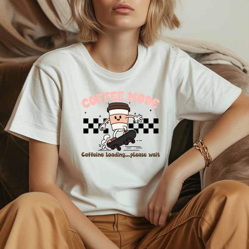 Coffee Mode SVG PNG, Funny Retro Coffee Svg, Coffee Lover Svg, Mom Life ...