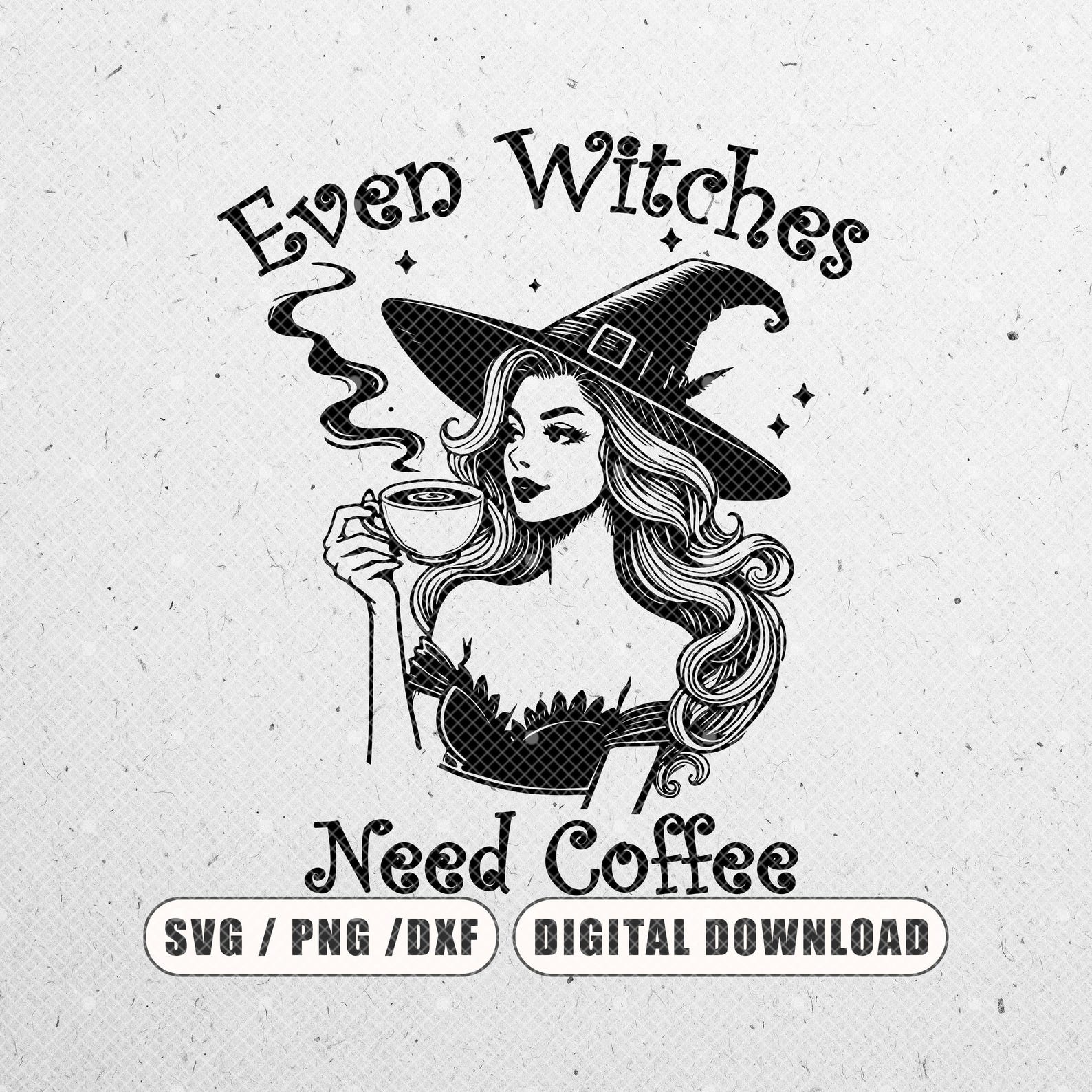 Even Witches Need Coffee Svg,halloween Coffee Svg,halloween Coffee Png ...