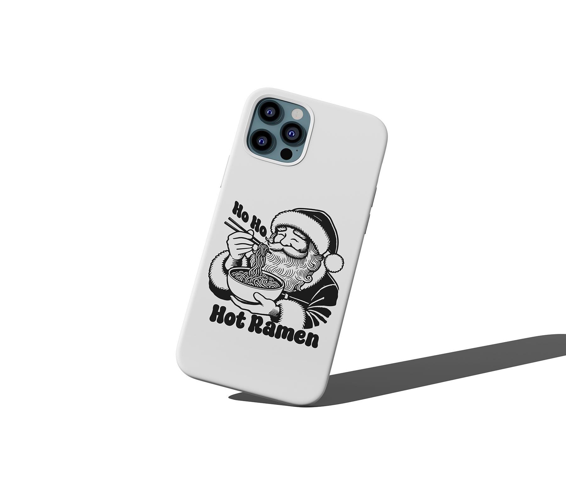 Ho Ho Ho Hot Ramen Christmas Svg, Santa Claus Eating Ramen,japanese ...