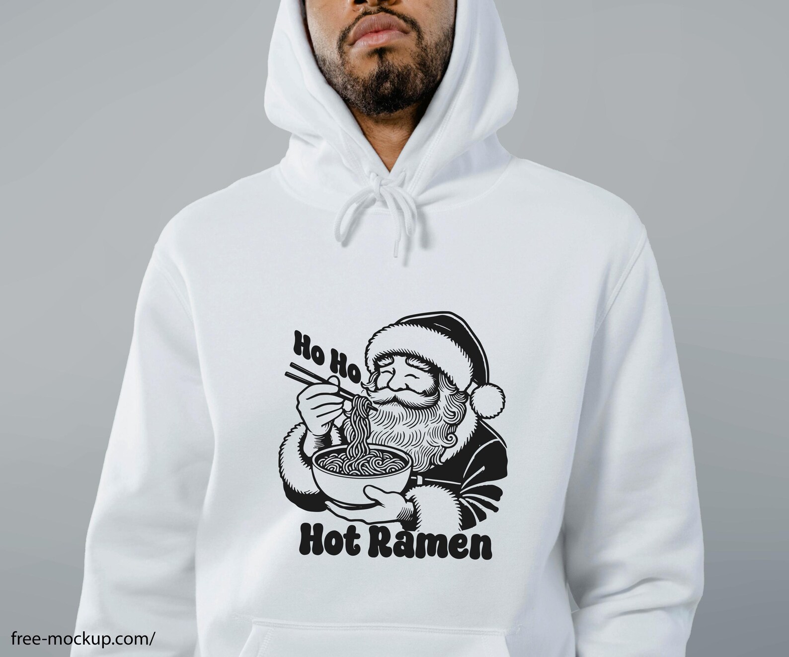 Ho Ho Ho Hot Ramen Christmas Svg, Santa Claus Eating Ramen,japanese ...