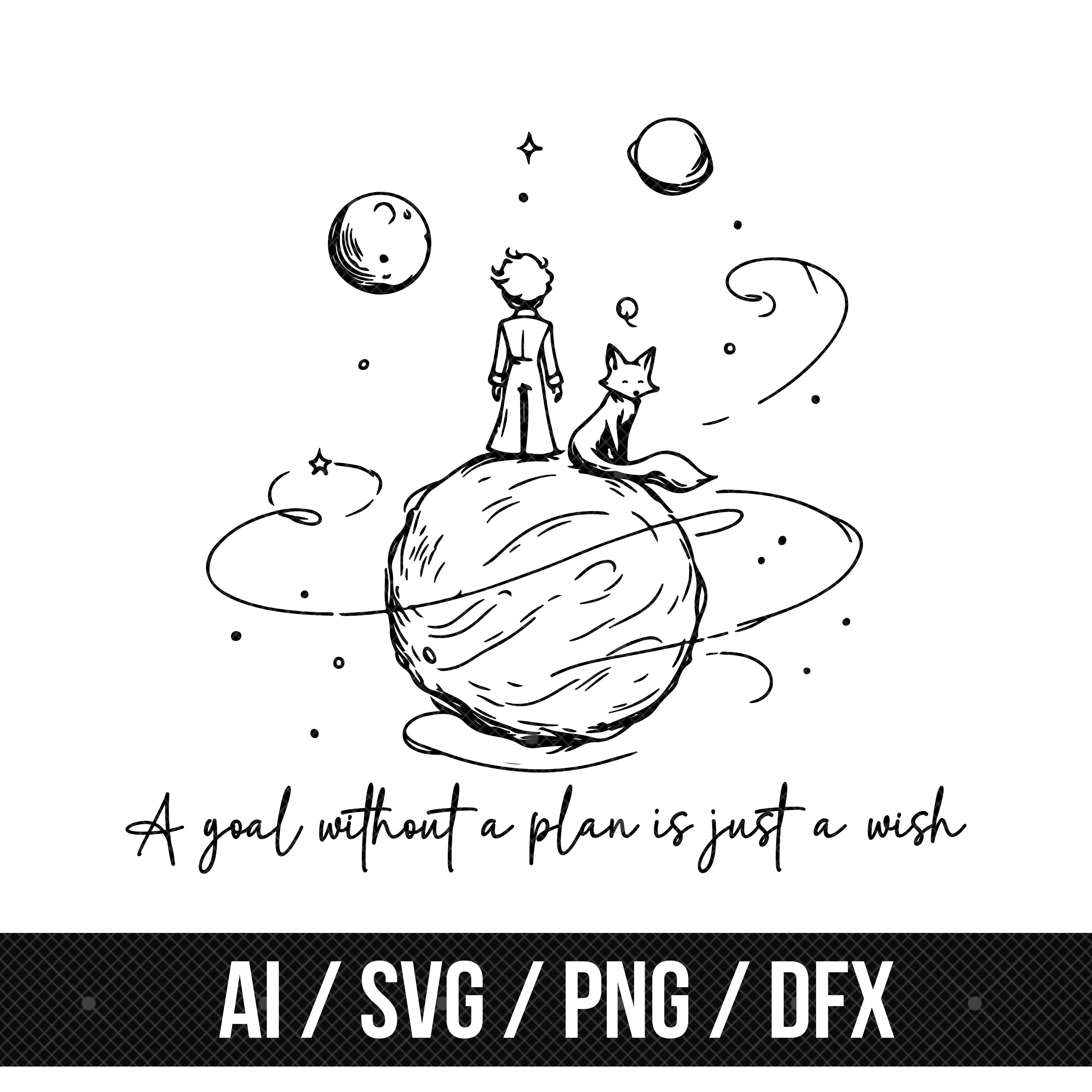 Little Prince Svg,little Prince Png, Svg for Shirts,cute Illustrations ...