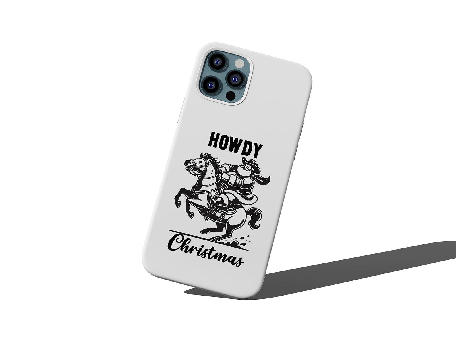 Howdy Christmas Svg,christmas Santa Cowboy Retro Santa Claus ,cowboy ...