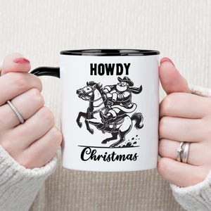 Howdy Christmas Svg,christmas Santa Cowboy Retro Santa Claus ,cowboy ...