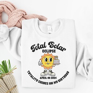 Birthday Solar Eclipse,solar Eclipse Birthday,april 8th Birthday Gift ...
