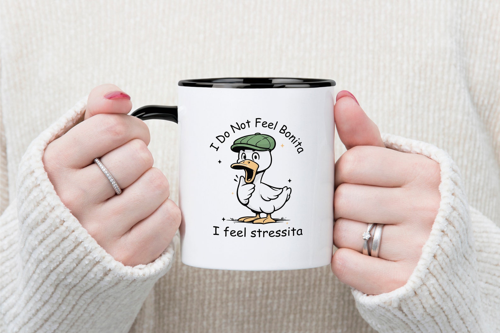 I Do Not Feel Bonita I Feel Stressita,funny Goose Quote,funny Duck Svg ...