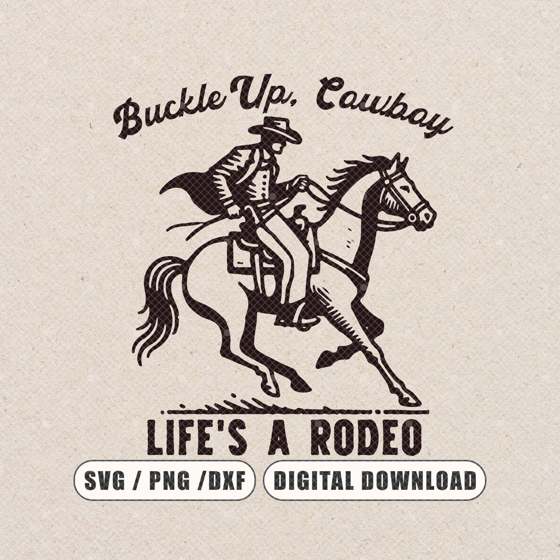 Buckle Up, Cowboy Life's a Rodeo,belt Buckle up Cowboy Life Vintage ...