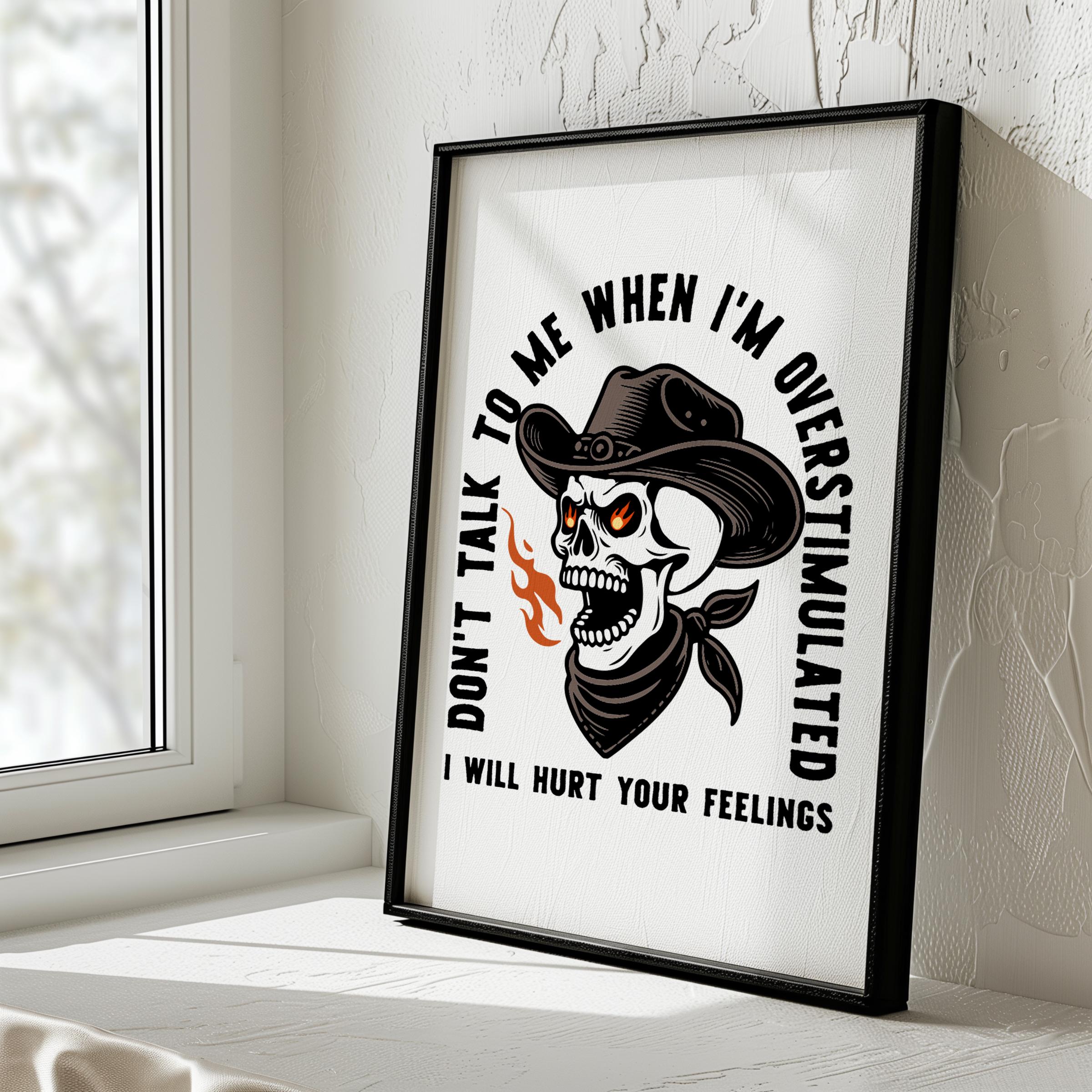 Don't Talk to Me When I'm Overstimulated Svg,adult Humor Svg ...