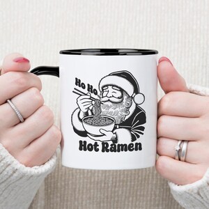 Ho Ho Ho Hot Ramen Christmas Svg, Santa Claus Eating Ramen,japanese ...