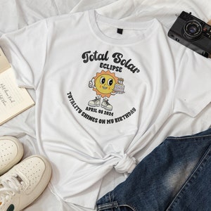 Birthday Solar Eclipse,solar Eclipse Birthday,april 8th Birthday Gift ...