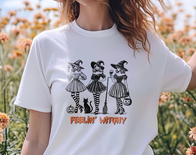 Feeling Witchy Svg,witch SVG, Halloween Shirt Svg,halloween Sublimation ...