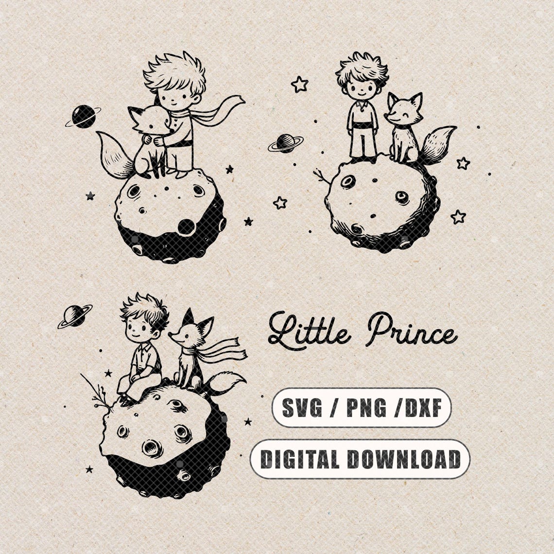 Little Prince Svg, Little Prince Png, Svg for Shirts,cute Illustrations ...