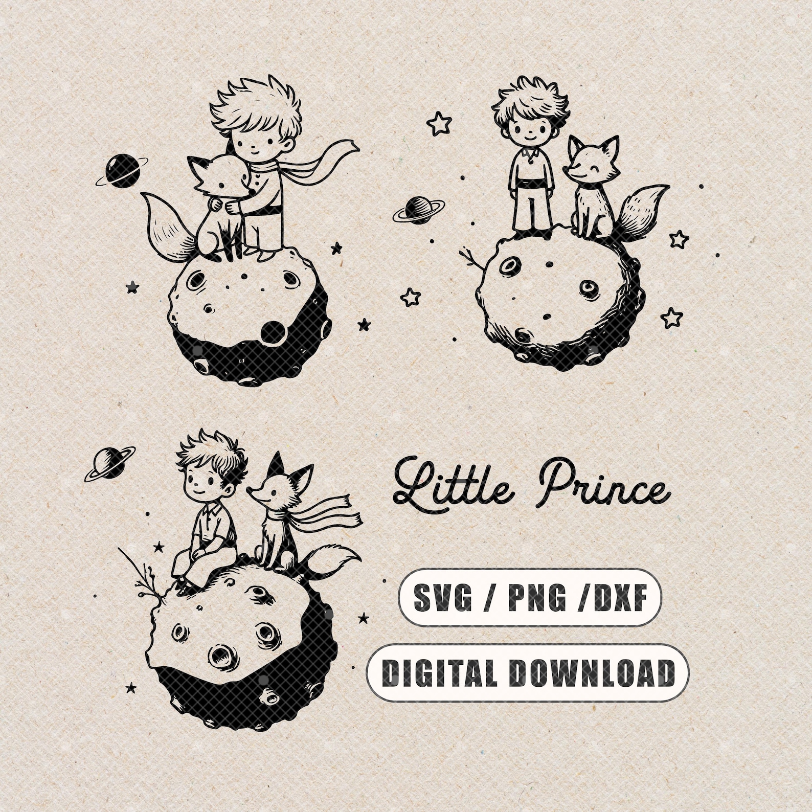 Little Prince Svg, Little Prince Png, Svg for Shirts,cute Illustrations ...