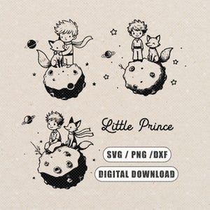 Little Prince Svg, Little Prince Png, Svg for Shirts,cute Illustrations ...