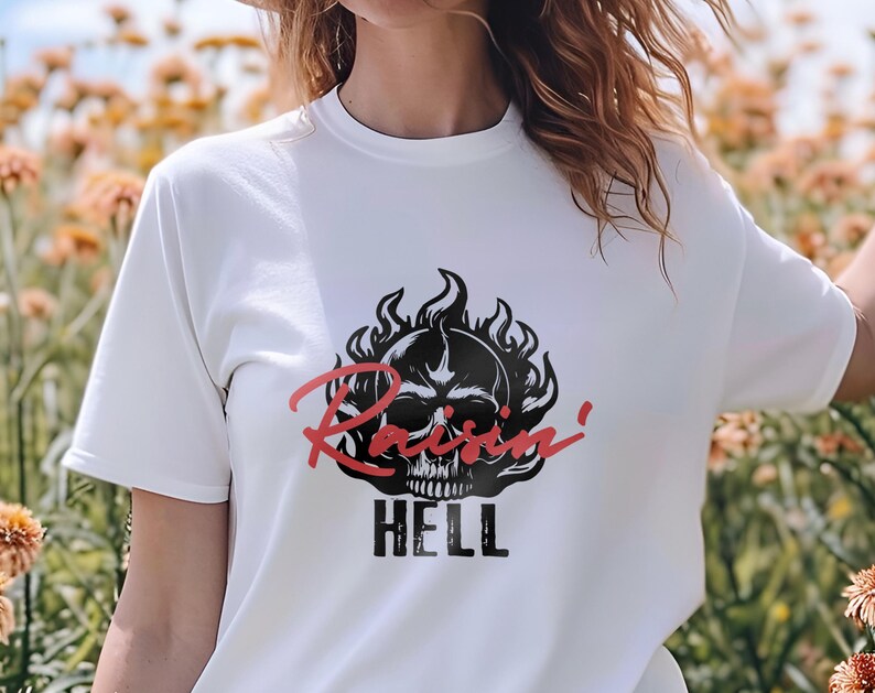 Raisin' Hell Svg Country Cowboy Retro Vintage T-shirt Raisin Hell Png ...