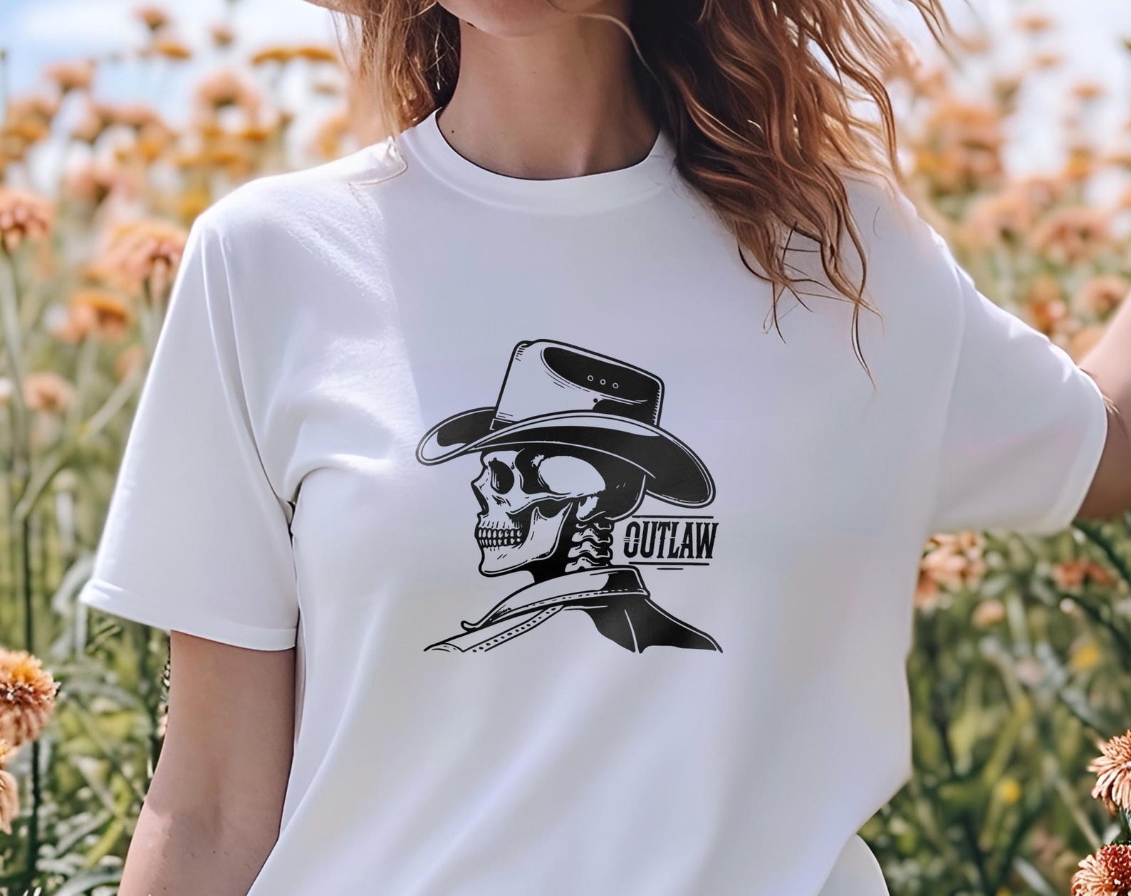 Outlaw Cowboy Skull Svg Country Western American Cowboy Skull Wild West ...