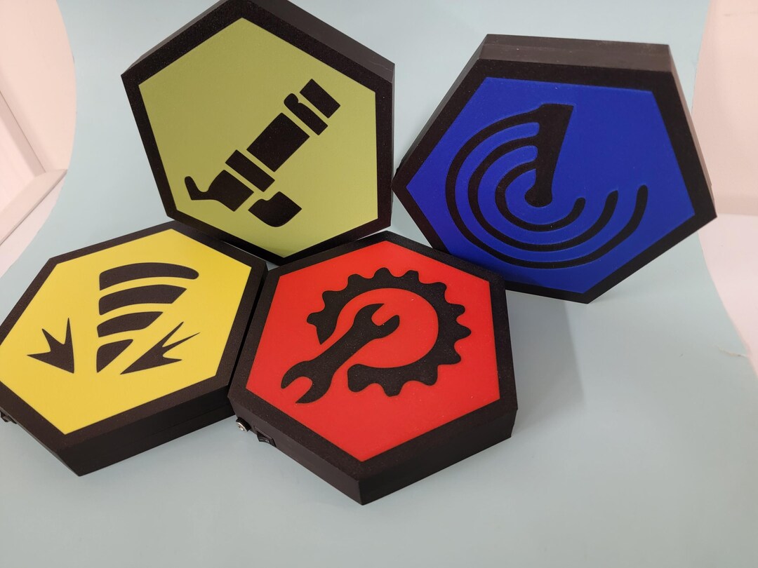 Deep Rock Galactic (video Game) Light Box - Decor - Etsy