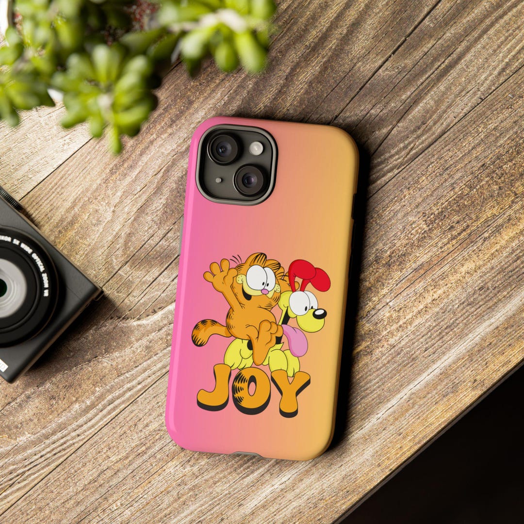 Garfield & Odie Pink and Yellow Sunrise Phone Case Tough Case for ...