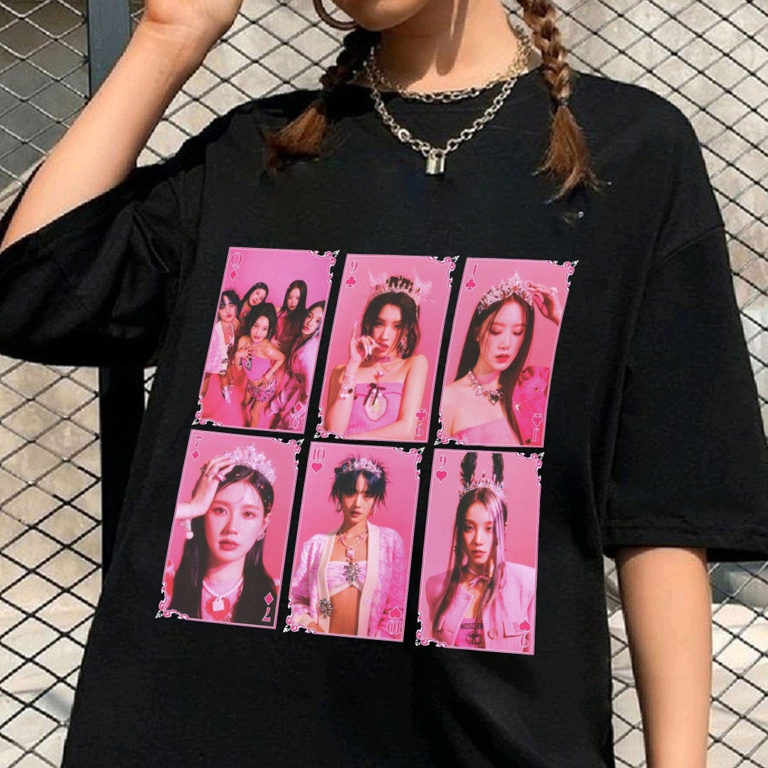 G-idle Kpop Shirtg-idle Queen Card Shirt G-idle I Feel - Etsy