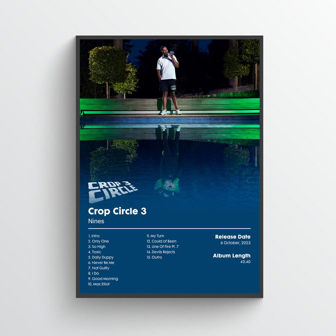 Nines - Crop Circle 3 - Album Poster - Etsy UK