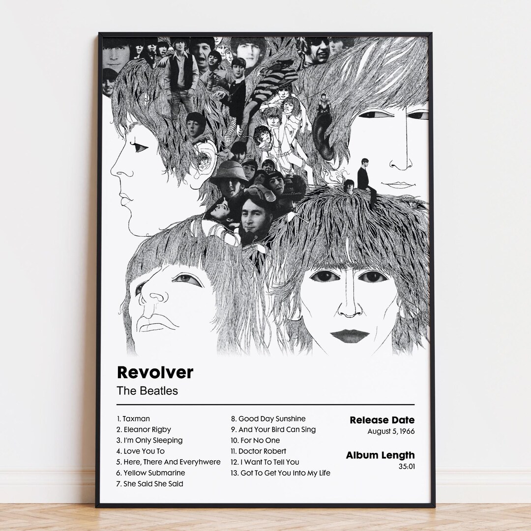 The Beatles - Revolver - Album Poster - Etsy