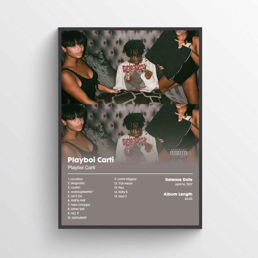 Playboi Carti - Playboi Carti - Album Poster - Etsy UK