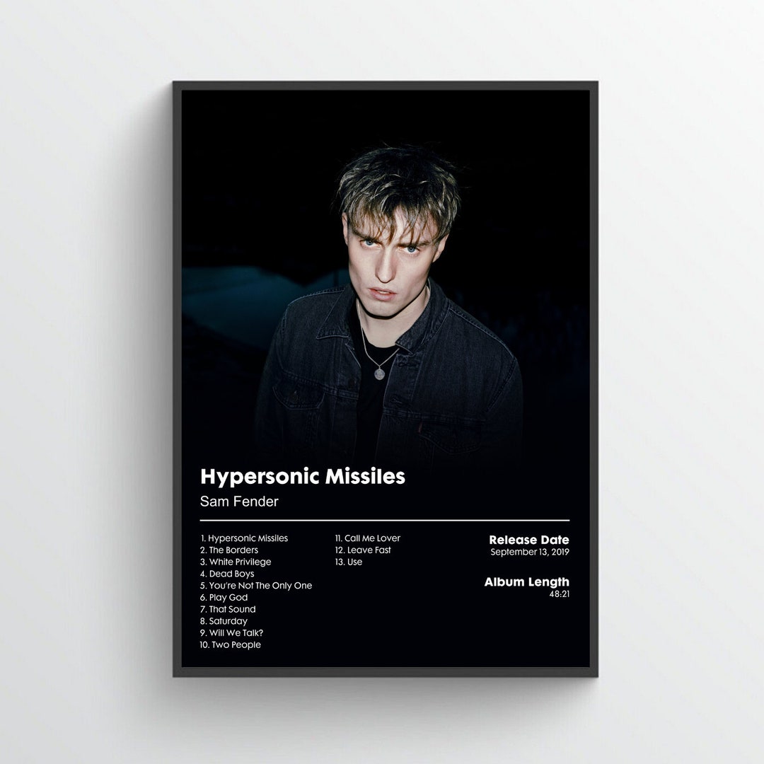 Sam Fender Hypersonic Missiles Album Poster - Etsy