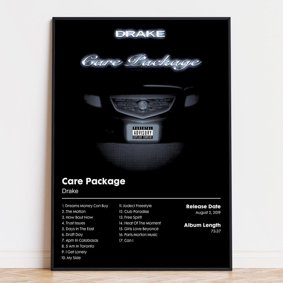 Drake - Care Package - Album Poster Print - Etsy