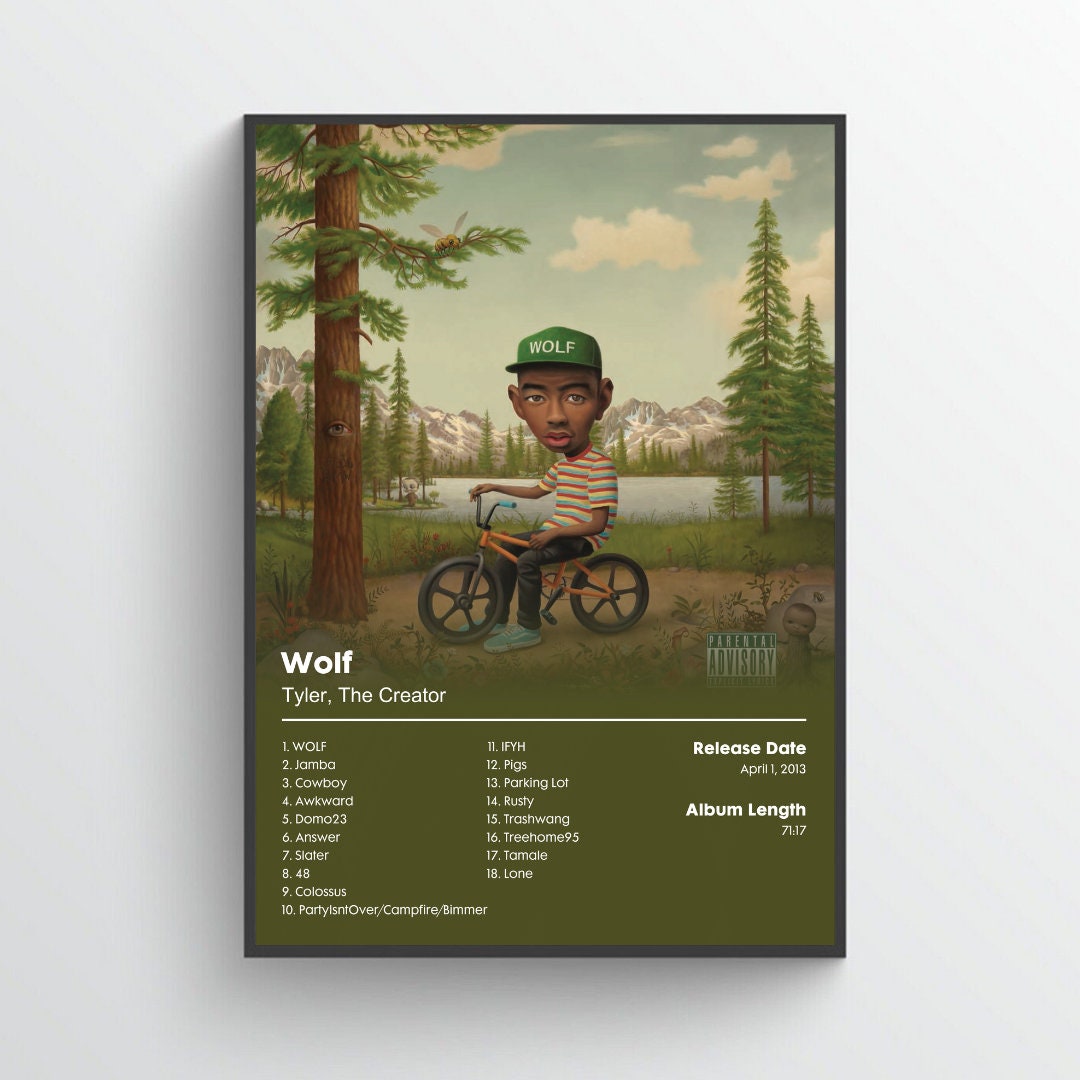 Tyler, the Creator Wolf Album Poster - Etsy