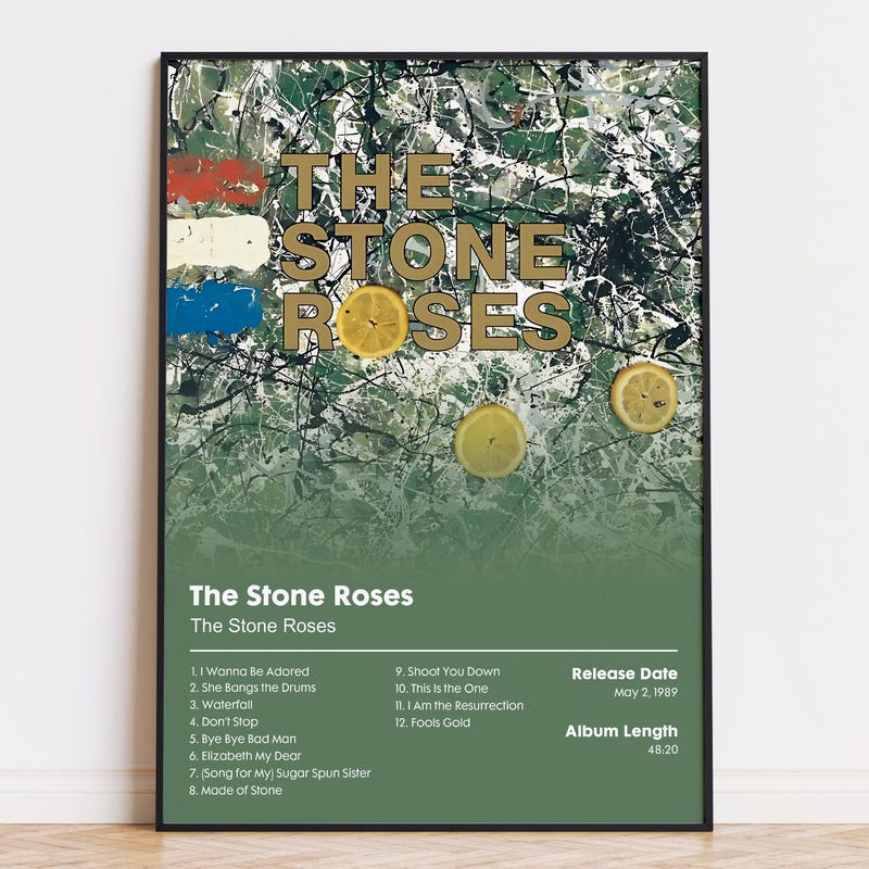 Stone Roses Poster - Etsy UK