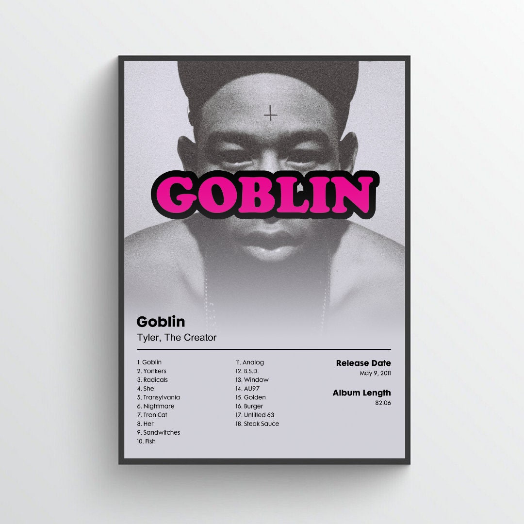 Tyler, the Creator - Goblin - Album Poster - Etsy UK